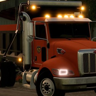 Peterbilt 340 dump truck v1.0 - FS25 / FS22 Mod