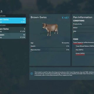 RealismAddon: AnimalGrazing v1.0 - FS25 / FS22 Mod