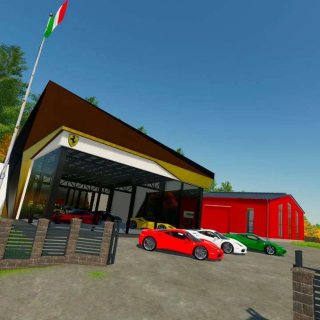 Showroom Ferrari v1.0.0.0 - FS25 / FS22 Mod
