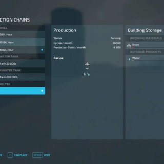 Snow Melter And Water Production v1.0.0.0 - FS25 / FS22 Mod
