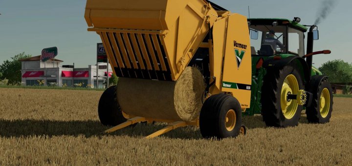 Vermeer Round Baler Mods | FS22 Mods | Farming Simulator 22 Mods