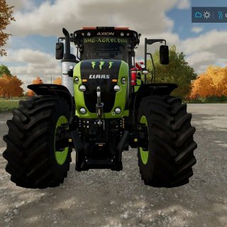 Claas Axion 960TT Monster Energy Edition v1.1.0.0 - FS25 / FS22 Mod