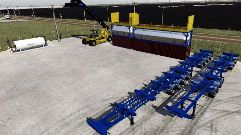 Container Reach Stacker v1.0.0.0 - FS25 / FS22 Mod