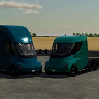 EDM TESLA SEMI TRUCK V1.1.0.0 - FS25 / FS22 Mod