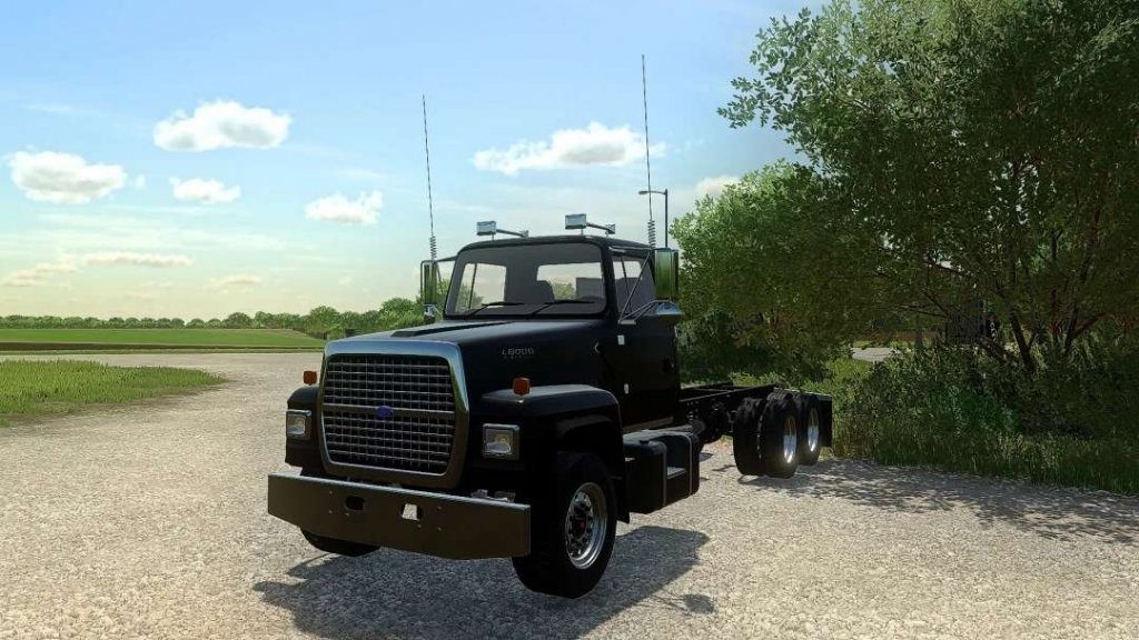 Ford L8000 Flatbed/AR Truck v1.0.0.2 - FS25 / FS22 Mod