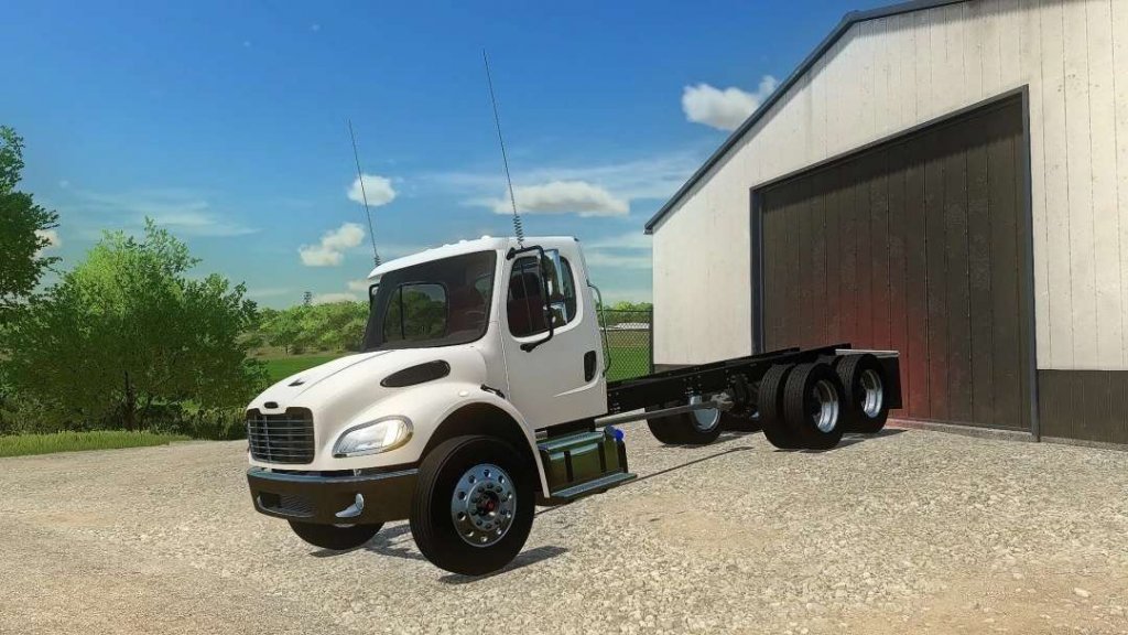 Freightliner M2 106 Flatbed/AR Truck v1.0.0.0 - FS25 / FS22 Mod