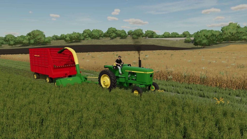 John Deere 16A Flail Chopper v1.0.0.0 - FS25 / FS22 Mod