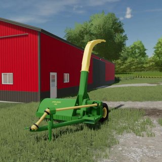 John Deere 16A Flail Chopper v1.0.0.0 - FS25 / FS22 Mod