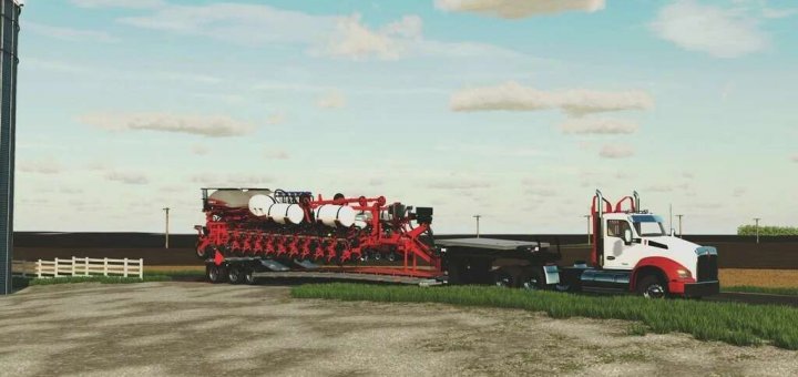 Landoll Hauloll Lowboy Mods | FS22 Mods | Farming Simulator 22 Mods