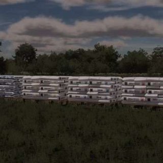 PALLETS WITH POLISH FERTILIZERS v1.0 - FS25 / FS22 Mod