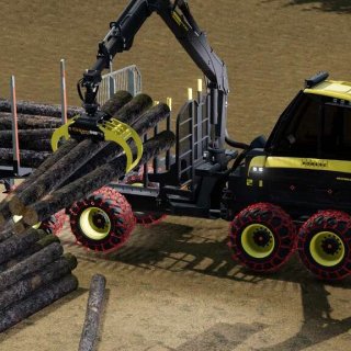 Ponsse Bison Active Frame Shuttle v1.0.1 - FS25 / FS22 Mod