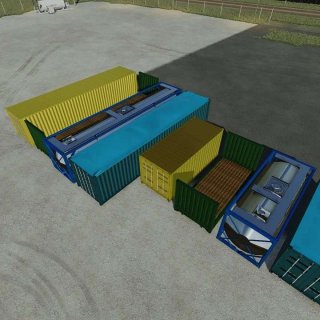 Shipping Containers v1.0.0.0 - FS25 / FS22 Mod