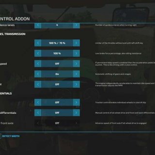 Vehicle Control Addon v1.2.0.0 - FS25 / FS22 Mod