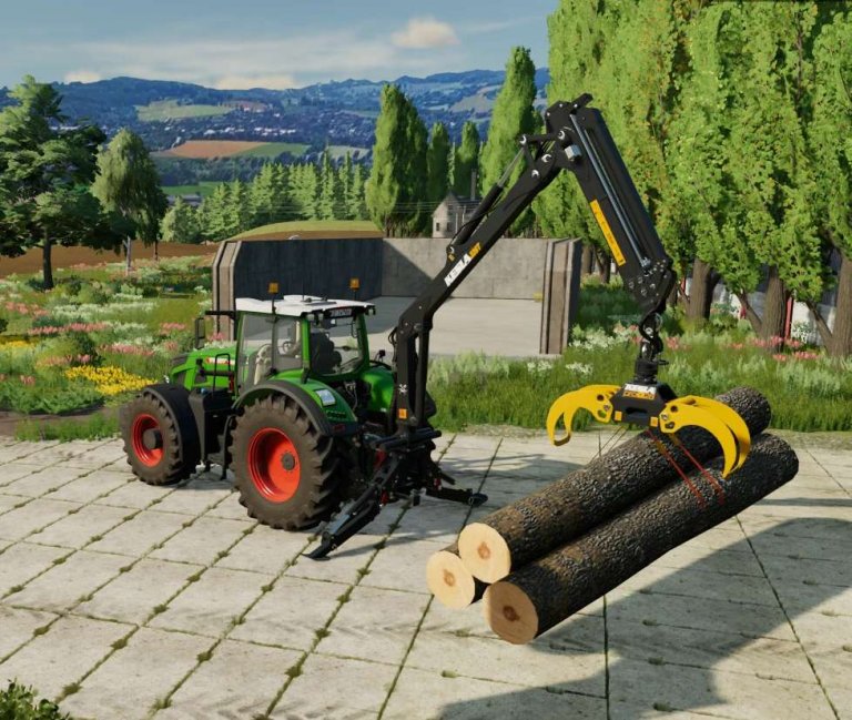 3-point-crane WW v1.0.0.0 - FS25 / FS22 Mod