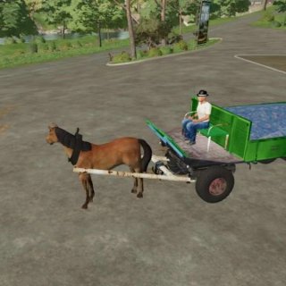 Farm animals and carts v1.0.0.0 - FS25 / FS22 Mod