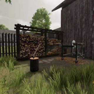 Firewood Production v1.0.0.0 - FS25 / FS22 Mod