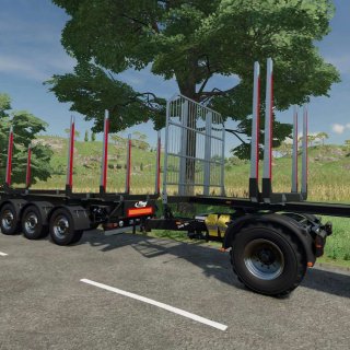 Fliegl Timber Runner Autoload Wood v1.2.0.0 - FS25 / FS22 Mod