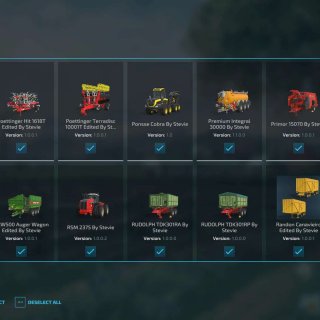 Full Mod List ModPack By Stevie - FS25 / FS22 Mod