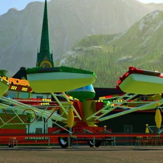 Invader Fairground Carousel v1.0.0.0 - FS25 / FS22 Mod