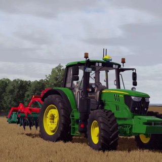 John Deere 6110M Series v1.0.0.1 - FS25 / FS22 Mod