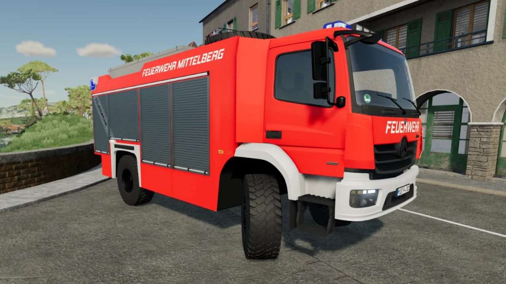 MB Fire Truck (SimpleIC) v1.0.0.0 - FS25 / FS22 Mod