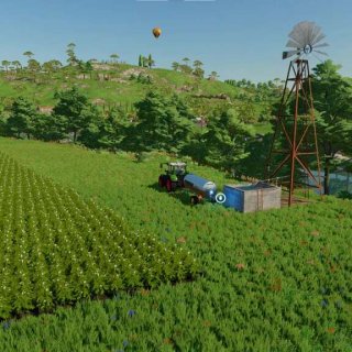 Pumping Wind Turbine v1.0.0.0 - FS25 / FS22 Mod