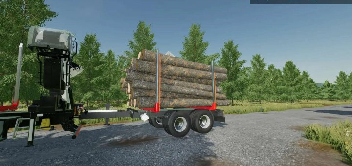 Wood Trailer Mods | FS22 Mods | Farming Simulator 22 Mods