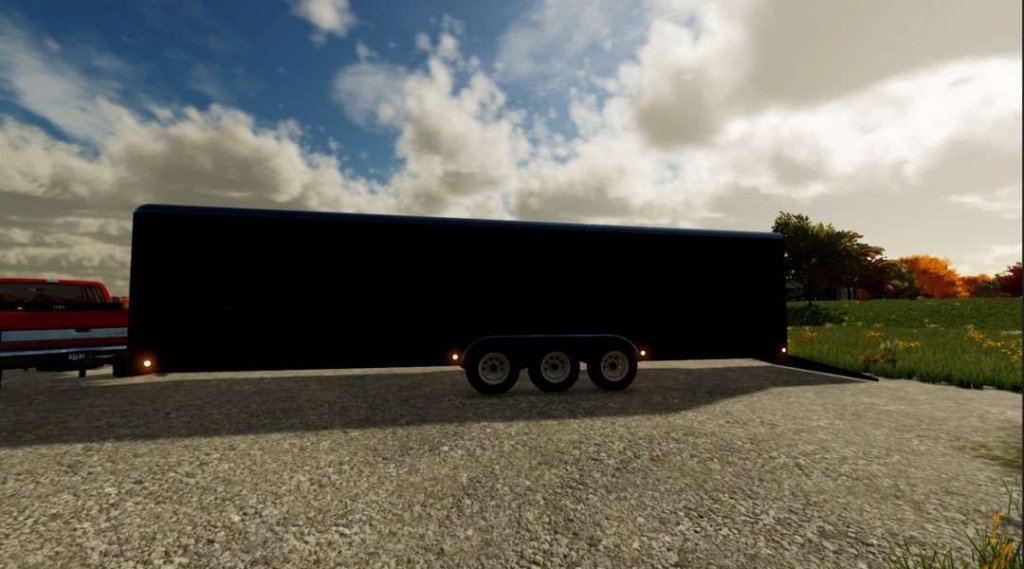 35 Foot Enclosed Trailer Conversion v1.0.0.0 - FS25 / FS22 Mod