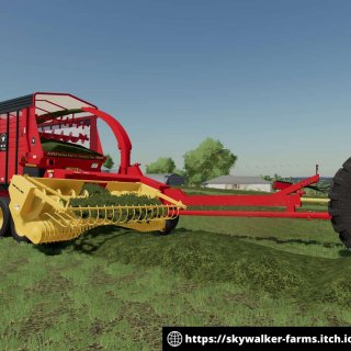 CNH Pull Type Forage Harvester v1.0.0.0 - FS25 / FS22 Mod