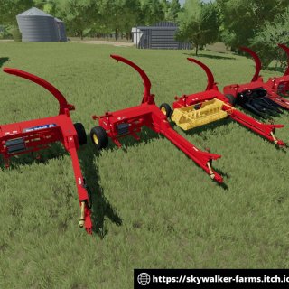 CNH Pull Type Forage Harvester v1.0.0.0 - FS25 / FS22 Mod