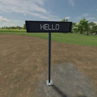 Customizable Digital Signs v1.0.0.0 - FS25 / FS22 Mod