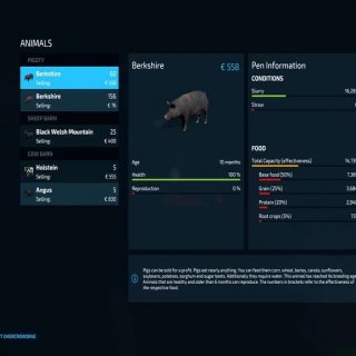 EnhancedAnimalSystem v1.1.0.0 - FS25 / FS22 Mod