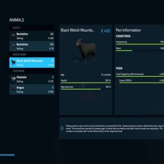 EnhancedAnimalSystem v1.1.0.0 - FS25 / FS22 Mod