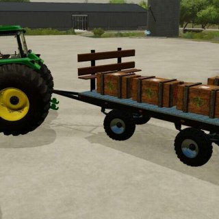 Hay Wagon With Seats v1.0.1.0 - FS22 Mod