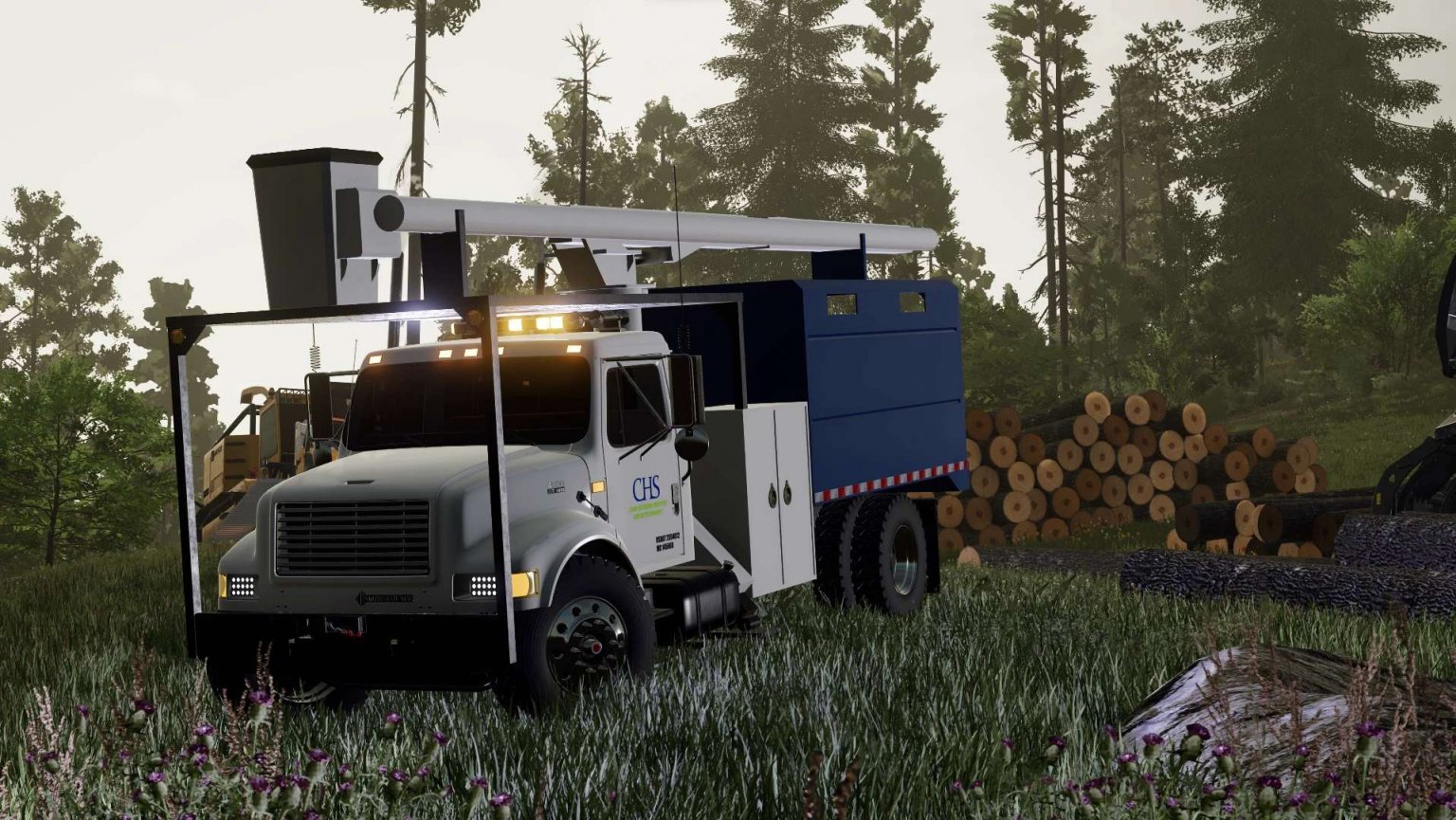 International 4900 Bucket Winch CHS v1.0.0.0 - FS25 / FS22 Mod