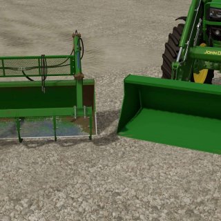 John Deere grapple bucket v1.0.0.0 - FS25 / FS22 Mod