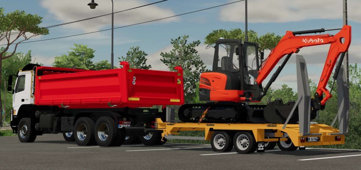 Farming Simulator 22 Forklifts, Excavators mods | FS22 Excavators