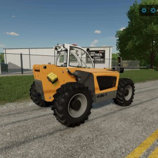 Liebherr TL436 strobes added v1.0.0.0 - FS25 / FS22 Mod