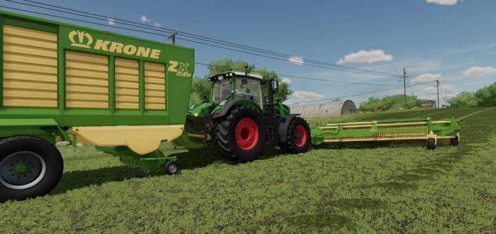 Lizard Front Windrower Mods | FS22 Mods | Farming Simulator 22 Mods