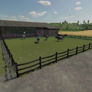 Medium Old School cow pen v1.0.0.0 - FS25 / FS22 Mod