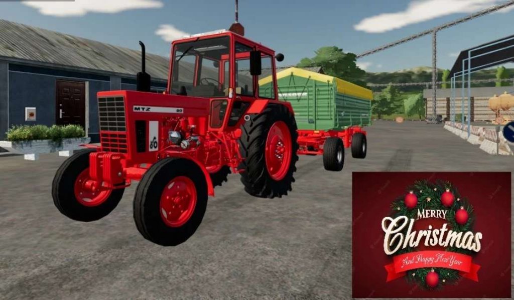 MTZ 80 and KHR80E Front loader v1.0.0.0 - FS25 / FS22 Mod