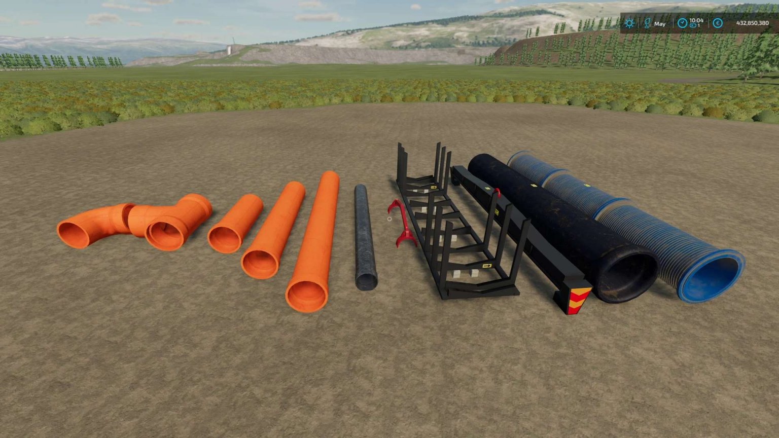 Pipe Layer Pack v1.0.0.0 - FS25 / FS22 Mod