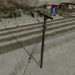 Placeable Power Line v1.0.1.0 - FS25 / FS22 Mod