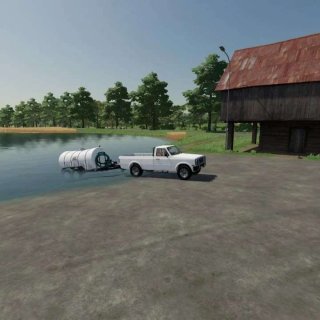 Placeable water 100x100m with free watertrigger v1.0.0.0 - FS25 / FS22 Mod