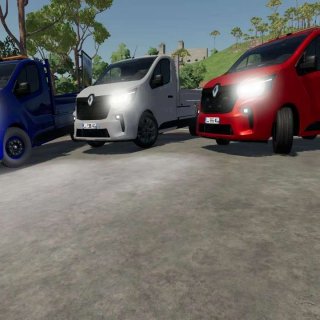 Renault Trafic 2022 Inside v2.0.0.0 - FS25 / FS22 Mod