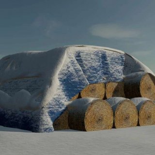 Round Bale Stack (Prefab) v1.0.0.0 - FS25 / FS22 Mod