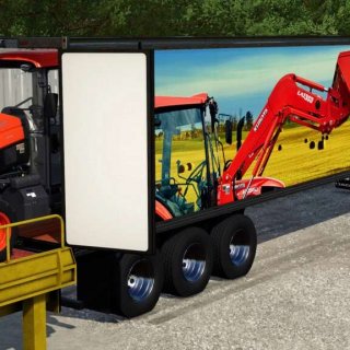 TLX X52 Enclosed Trailer v1.0.2.0 - FS25 / FS22 Mod