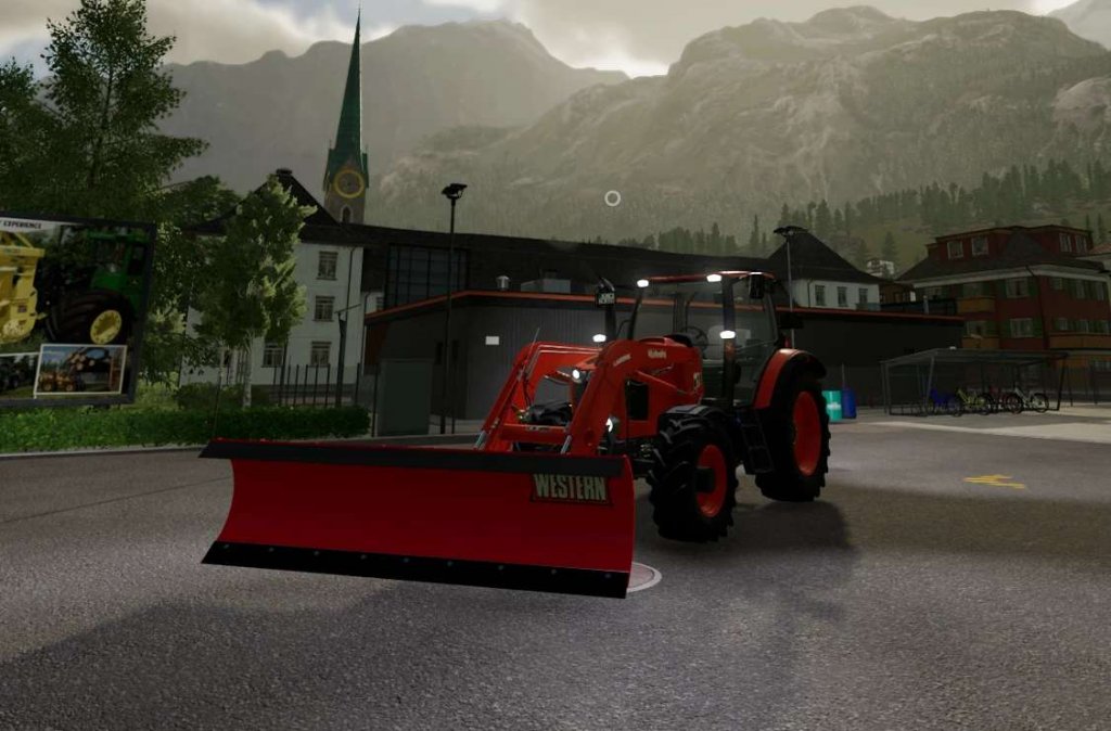 Western Front Loader Plow CHS v1.0.0.0 - FS25 / FS22 Mod