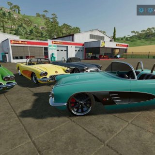 Art Morrison 1960 Corvette v1.0.0.1 - FS25 / FS22 Mod