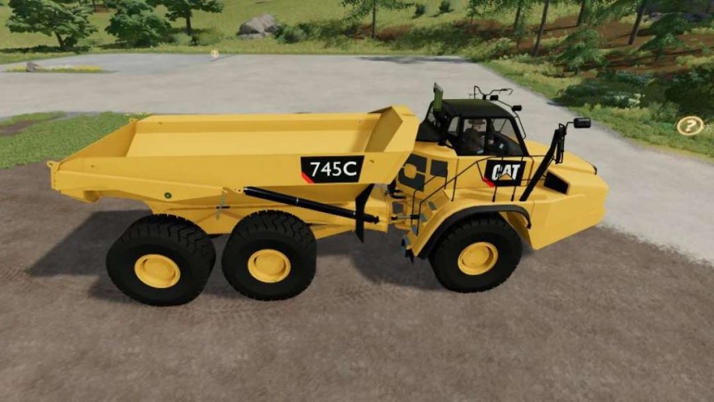 Cat 745 Converted v1.0.0.0 - FS25 / FS22 Mod